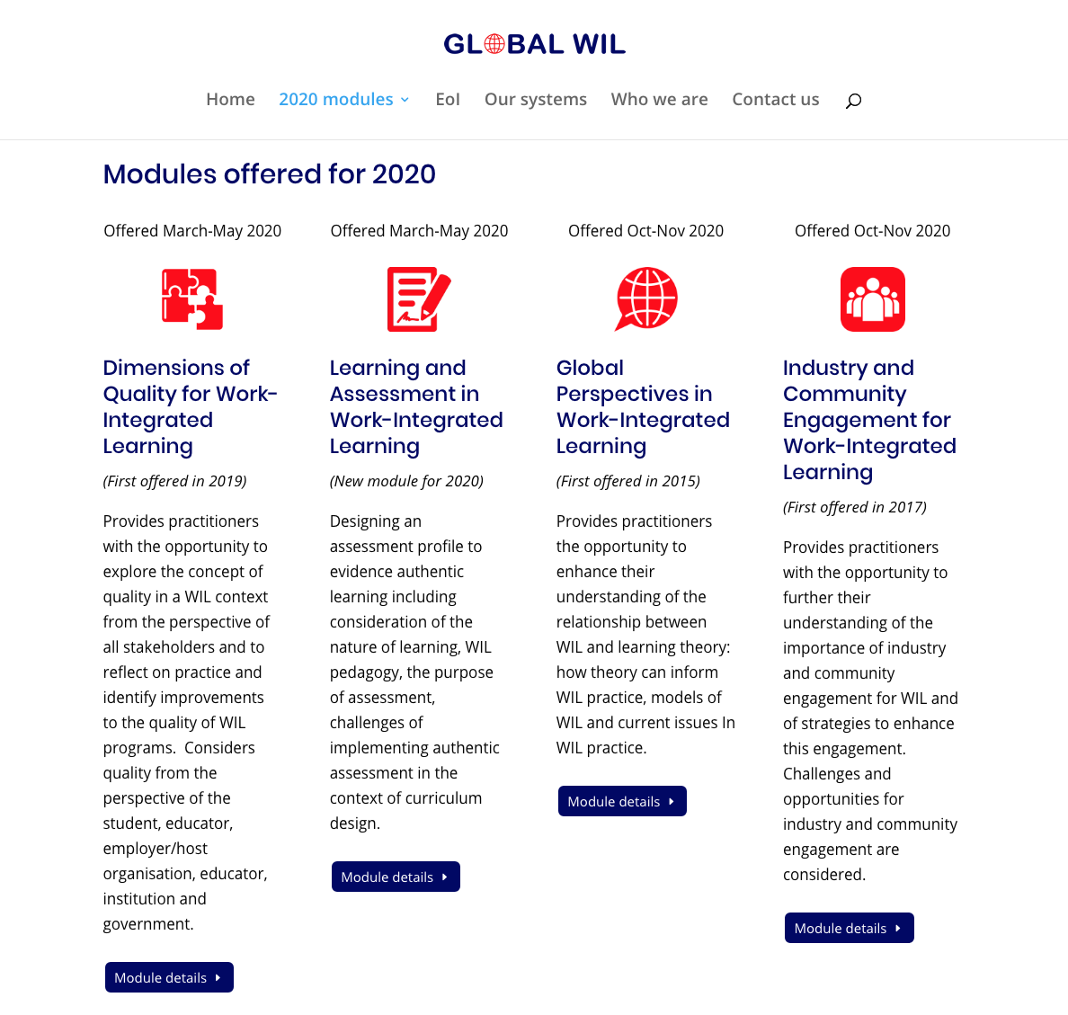 Global WIL 2020 Modules - Innovative Research Universities